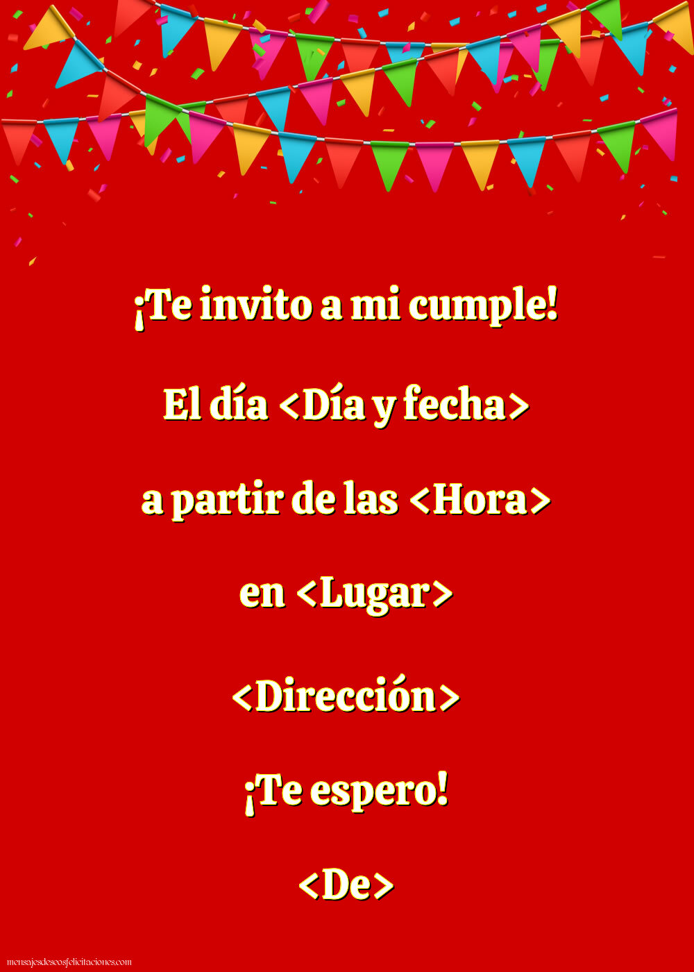 Crea invitaciones personalizadas: Fiesta | Página 2