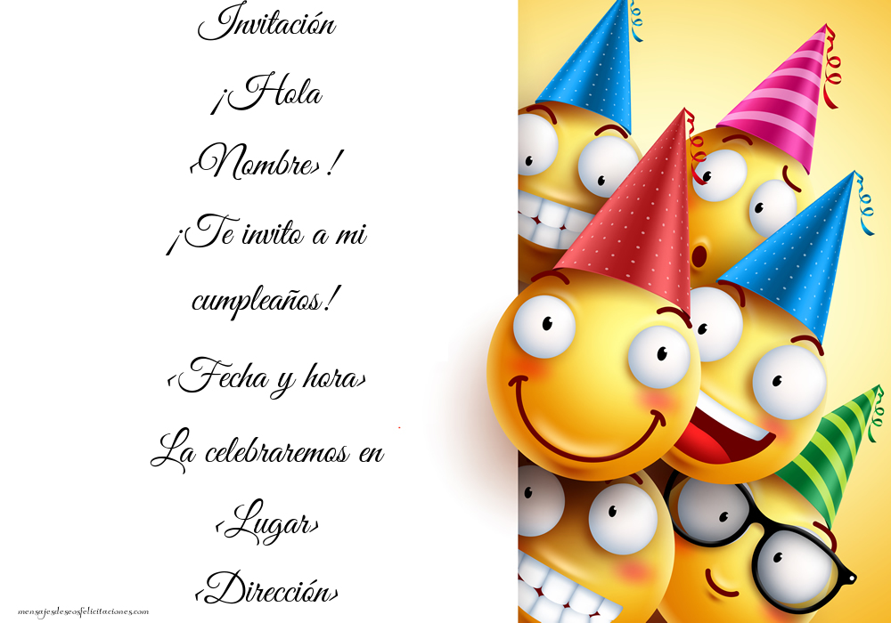 Crea invitaciones personalizadas: Divertidas