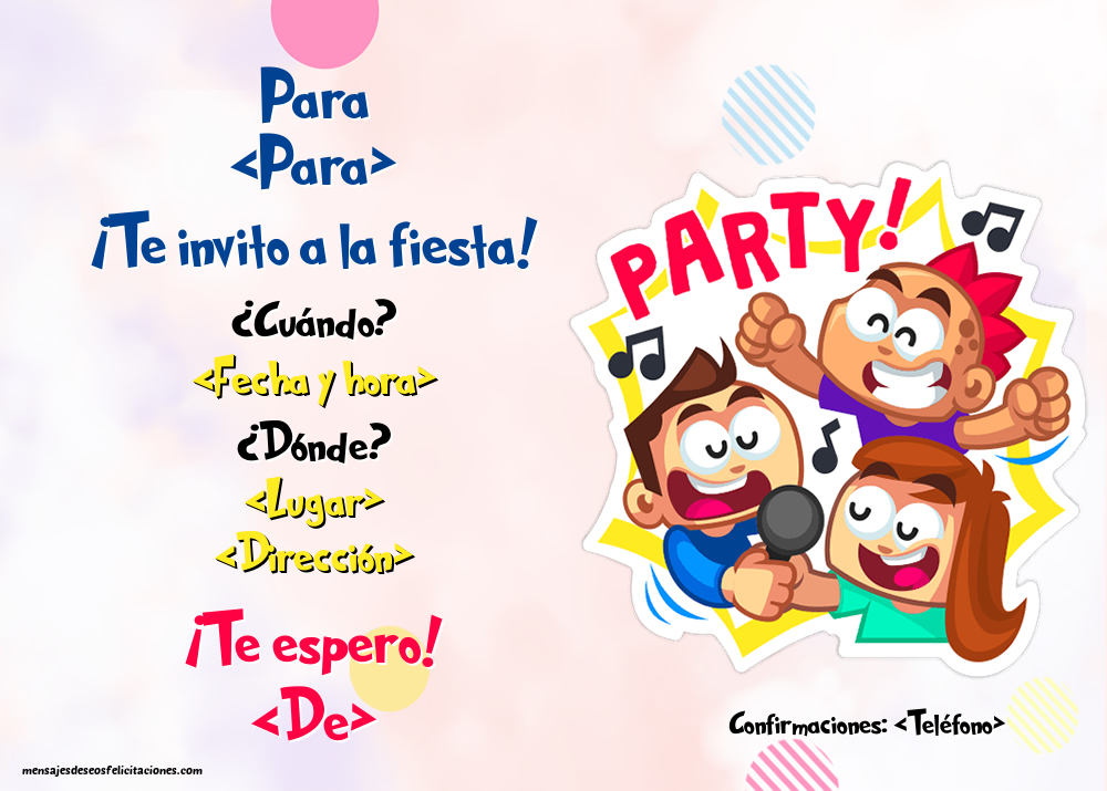 Crea invitaciones personalizadas: Divertidas