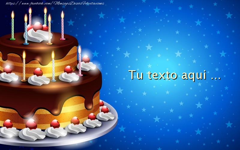 Crea felicitaciones personalizadas con texto | Cumpleaños | Feliz ...