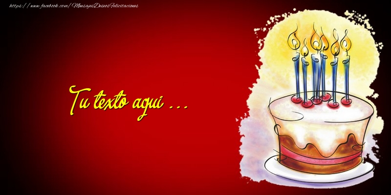 Crea felicitaciones personalizadas con texto | Cumpleaños | Feliz ...