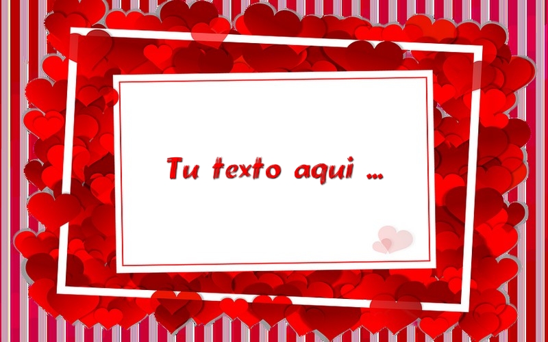 Crea felicitaciones personalizadas con texto | San Valentín | San Valentín