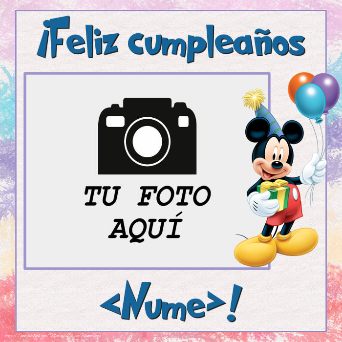 Crónica fotográfica con Mickey Mouse para niños: ¡Feliz cumpleaños ...
