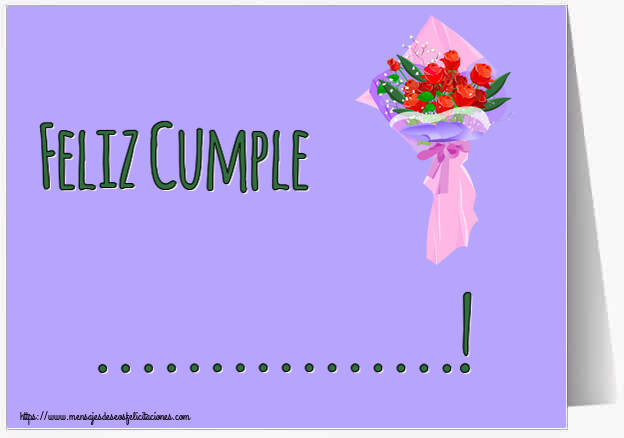Feliz Cumple ~ Rosas Clipart Crea Felicitaciones Personalizadas Con Nombre